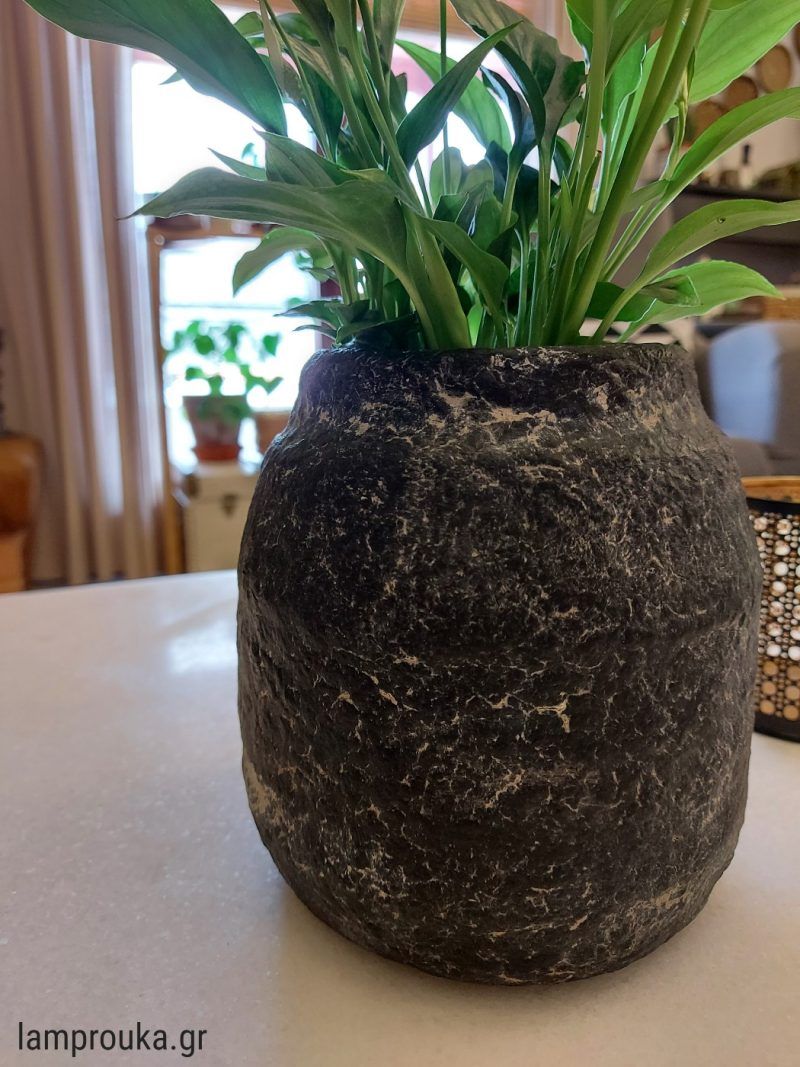 Diy κεραμικό βάζο σαν παλιό αγγείο από ένα πλαστικό δοχείο